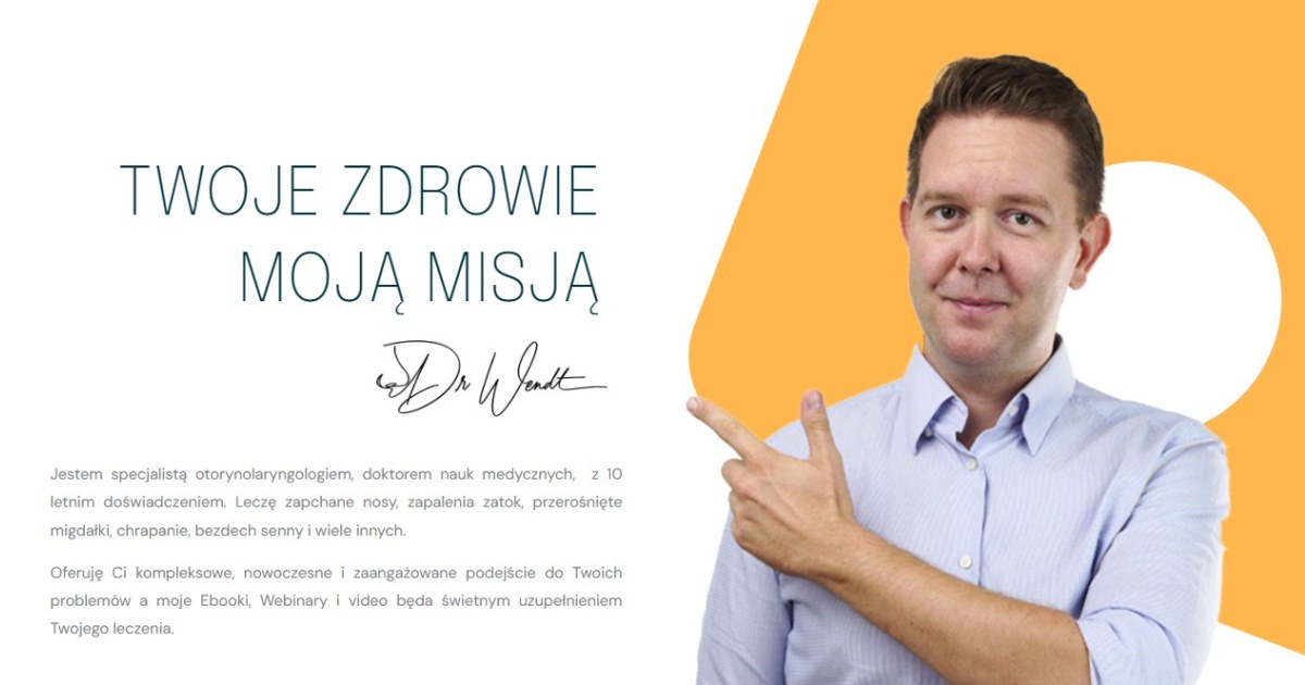 Dr n. med. Robert Wendt - Specjalista Otorynolaryngolog